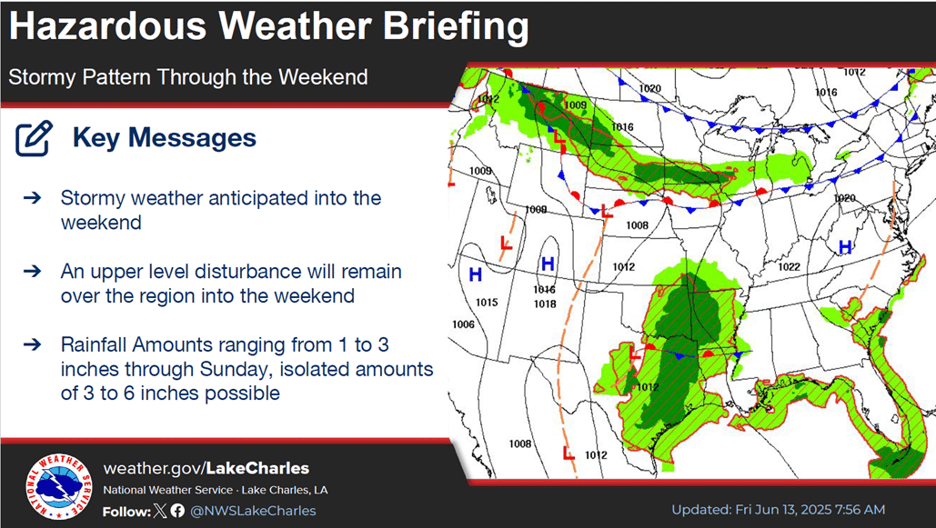 Ongoing Flood Risk as Rain Persists in Iberia Parish | Iberia Parish Government