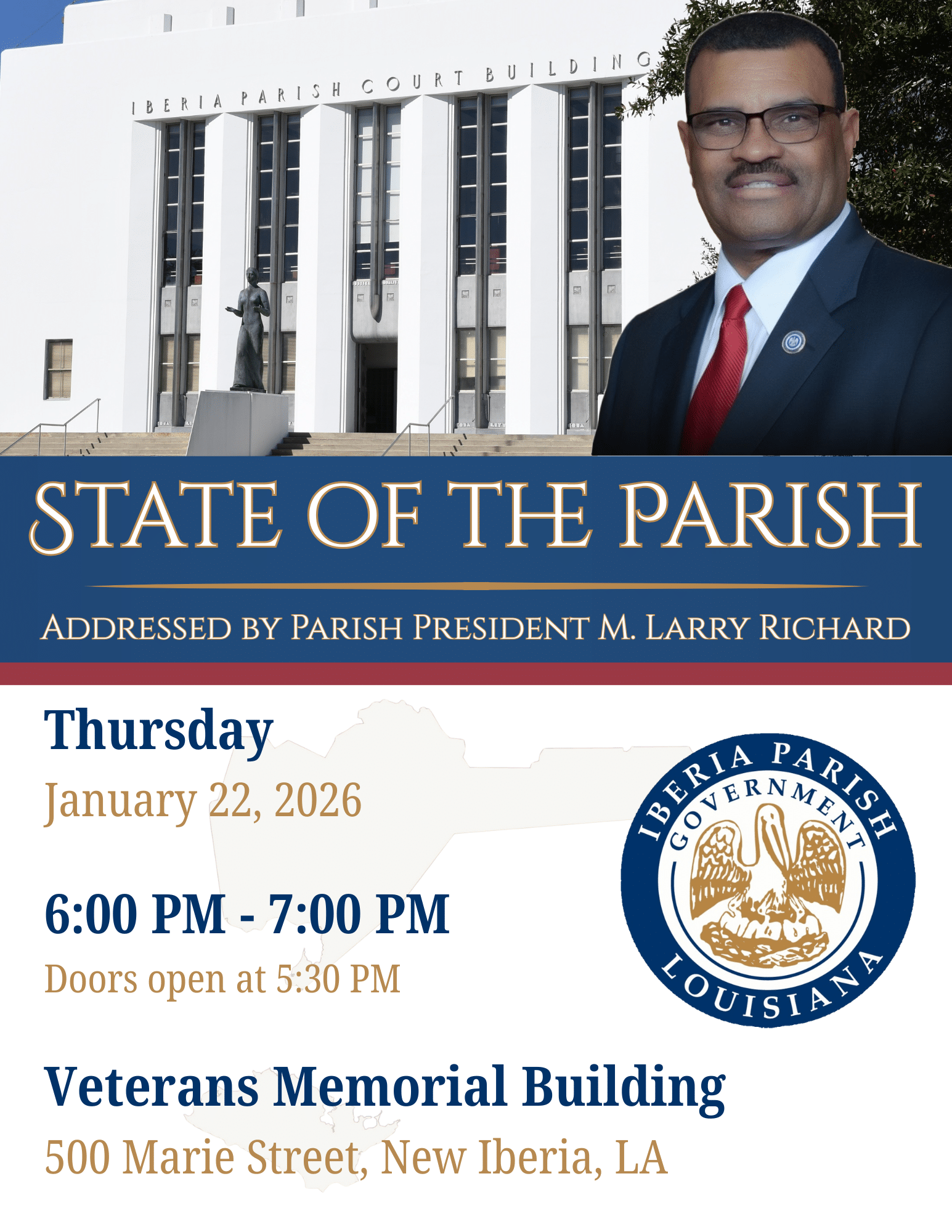 2025 State of the Parish Address | Iberia Parish Government