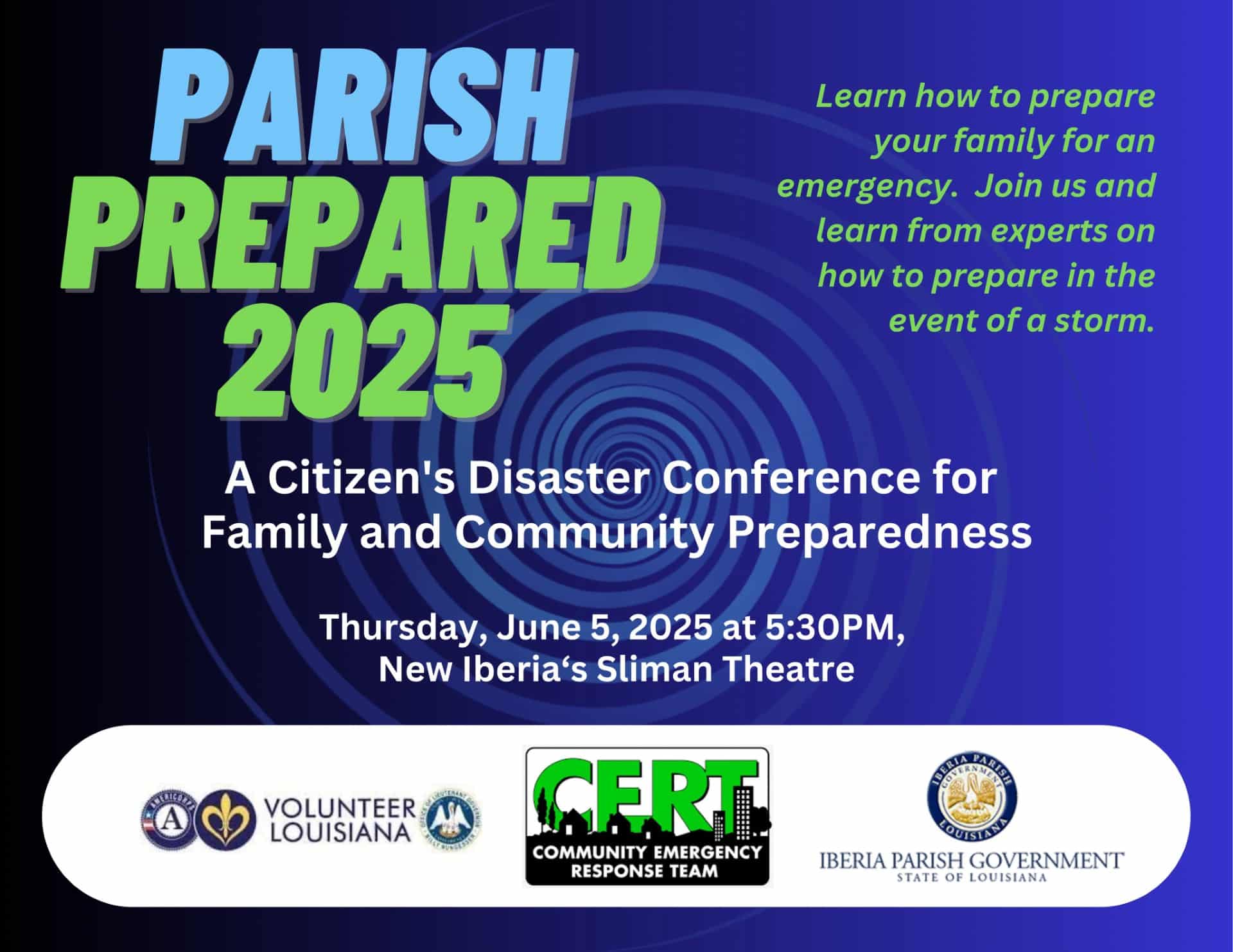 Parish Prepared 2025 | Iberia Parish Government